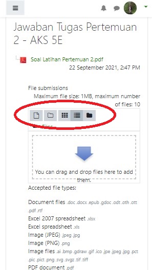 Cara Upload File di Elearning - Blog SantuyNesia